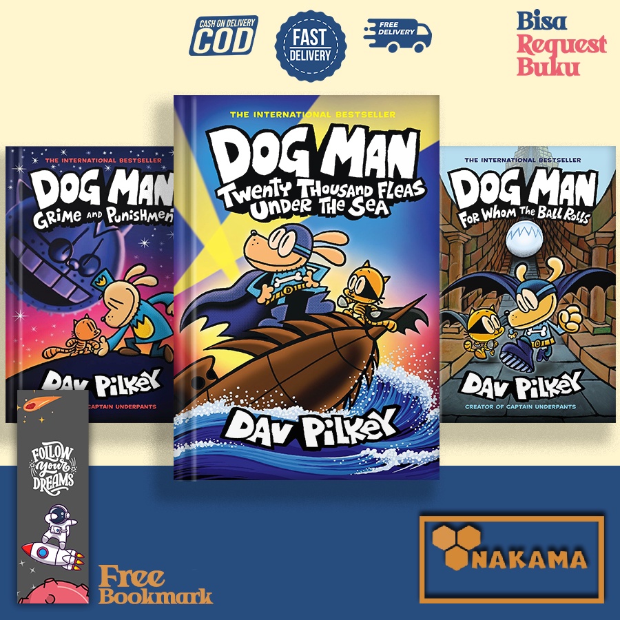 Dog Man (11Book series) by Dav Pilkey (English Version) | Shopee Malaysia