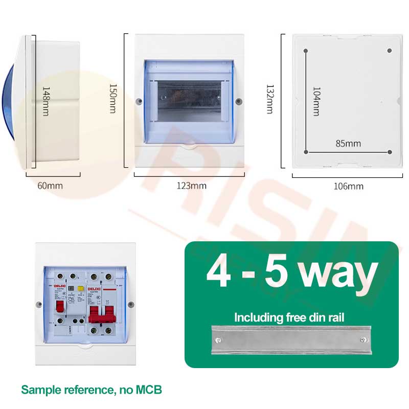 waterproof 2 way electric distribution box plastic distribution box ...