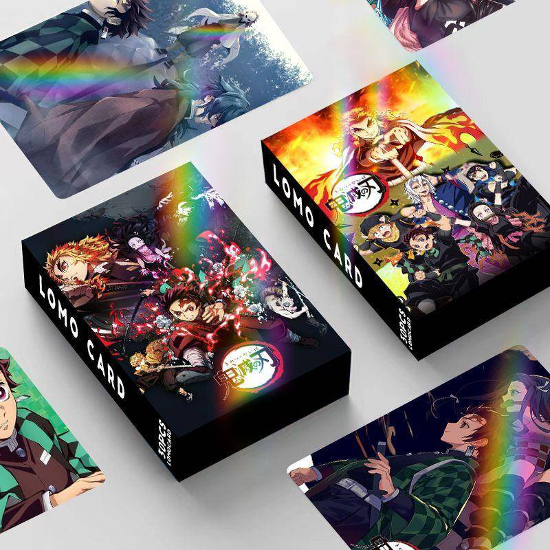 30Pcs/Set Japan Anime Demon Slayer Kimetsu No Yaiba Double Sided ...