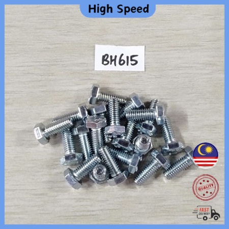 NO.10 BH615 SCREW 1.5CM 15MM PETAK NO. 10 BH615 SKRU SAIZ 10 SKREW SIZE ...