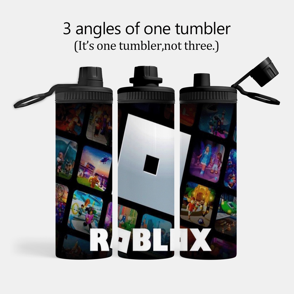 roblox robux Insulated Water Bottles Stainless Steel Wide Mouth Spout ...