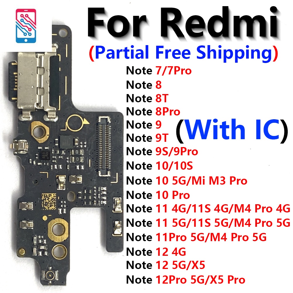 For Xiaomi Redmi Note 7 8 9 10 11 12 M3 M4 X4 X5 Pro 8T 9T 9S 10S 11S ...