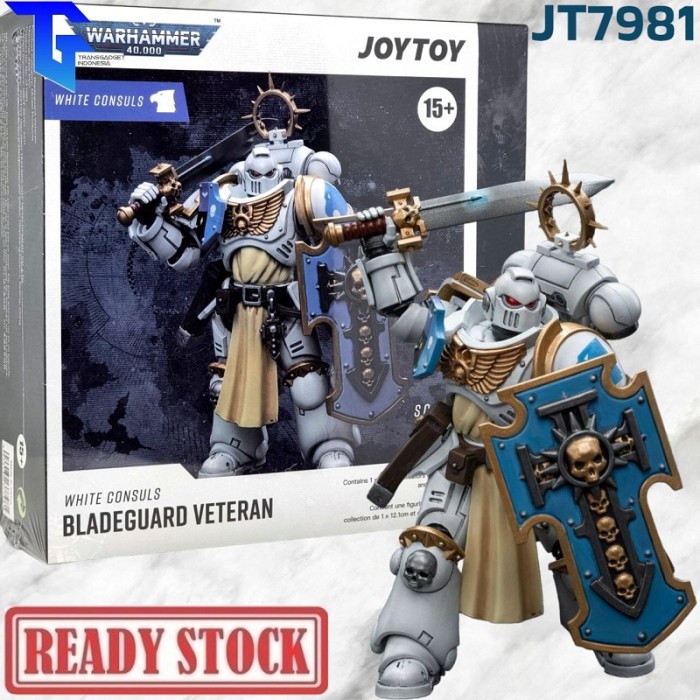Joytoy 1/18 Warhammer 40K White Consuls Bladeguard Veteran JT7981 ...