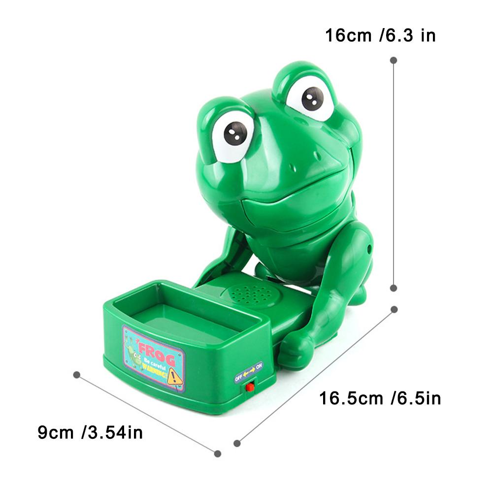 New And Unique Fun Decompression Toy Party Trick Frog Biting Finger Toy ...