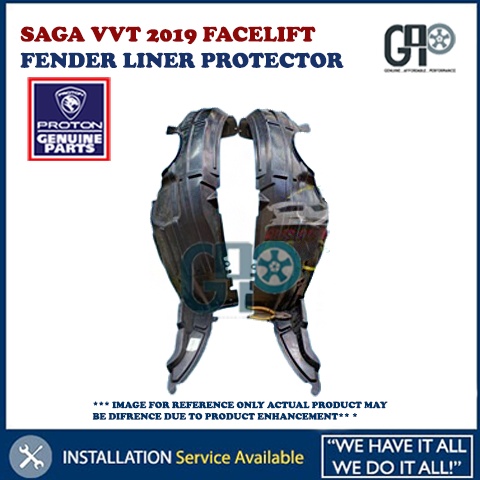 PROTON SAGA VVT 2019 FACELIFT FRONT FENDER LINER PROTECTOR GENUINE ...