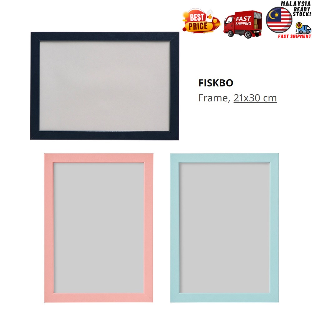 MINIIKEA [21x30cm] A4 Photo Frame . Picture Frame Size A4 . Bingkai ...