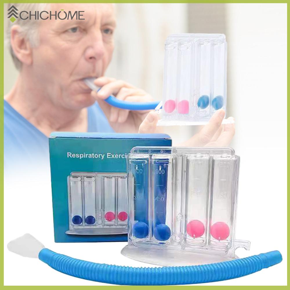 [chichome.my] 4 Balls Lung Function Breathing Spirometer Trainer ...