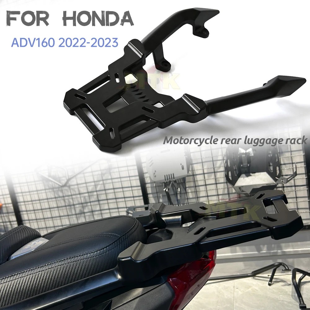 HONDA ADV160 MONORACK HEAVY DUTY REAR CARGO RACK UNIVERSAL TOP BOX ...