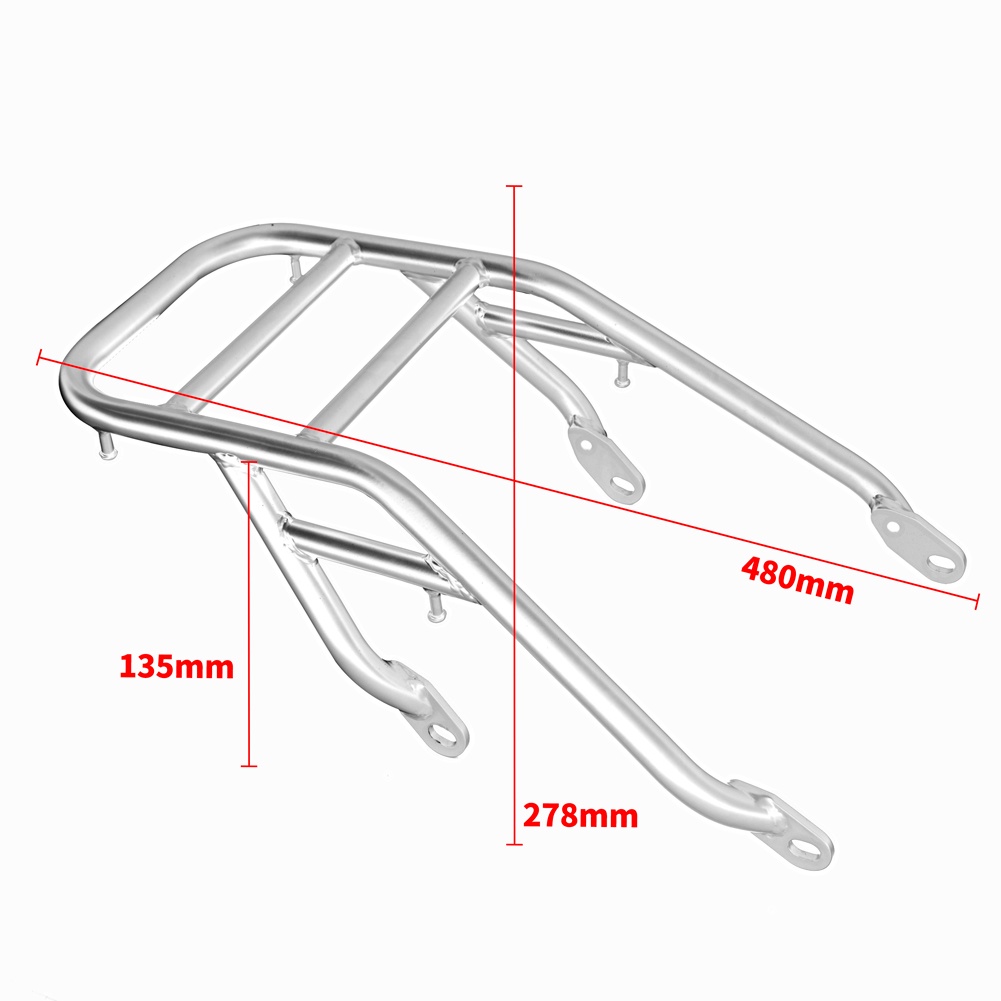LJBKOALL CMX300 CMX500 Rear Luggage Cargo Rack Carrier Mount Backrest ...