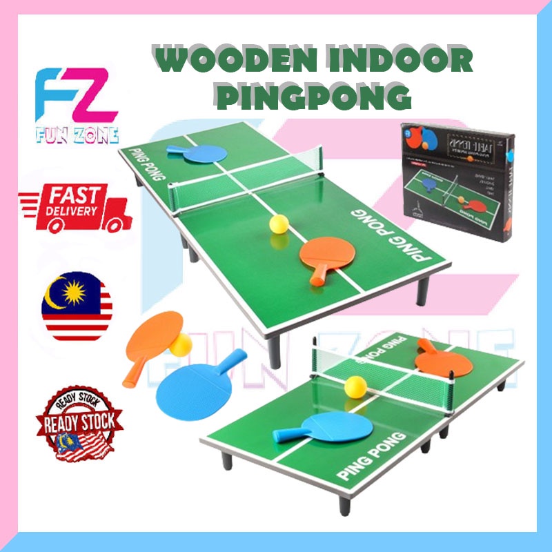 SET OF MINI COMPACT TABLE TENNIS FOR KIDS INDOOR GAME PLAY | Shopee ...