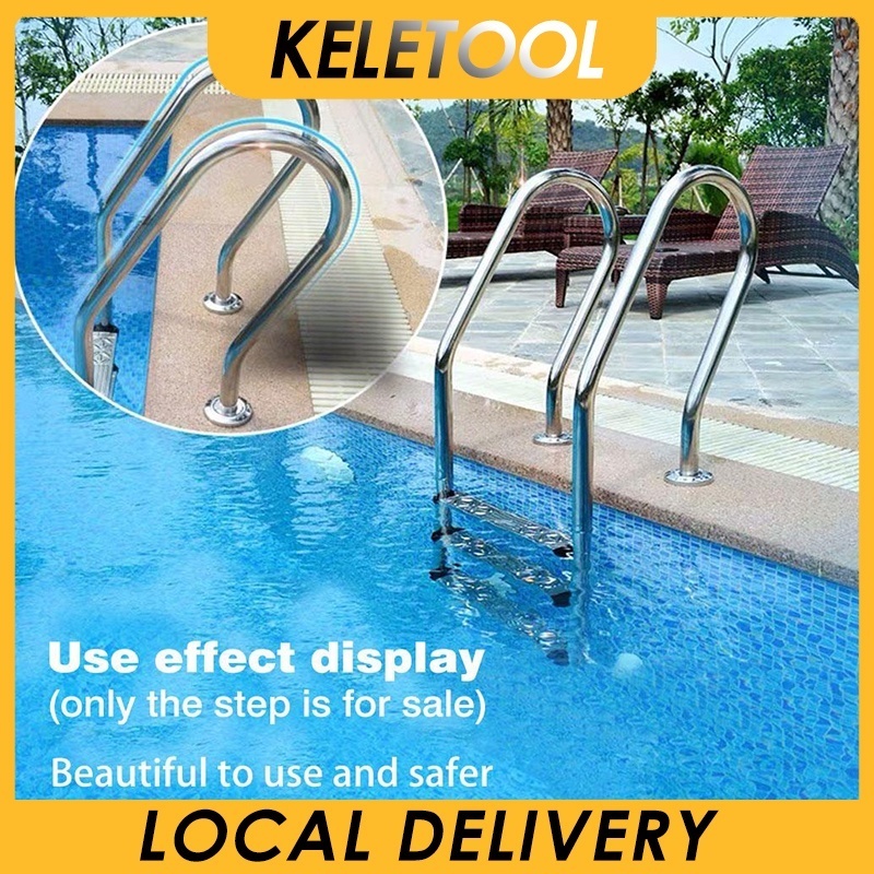 Heavy Duty Swimming Pool Ladder Anti-slip 2 3 4 steps Tangga Kolam ...