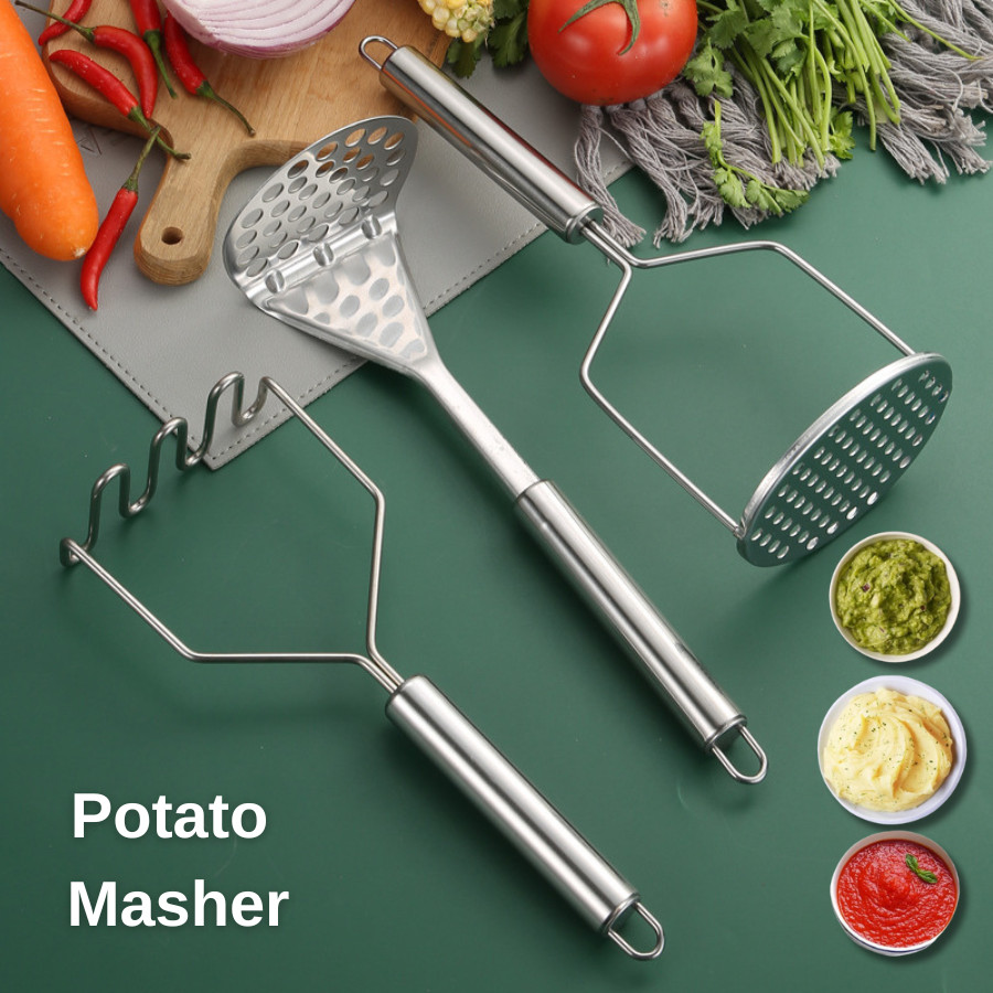 1pc Stainless Steel kitchen tools mashed potatoes masher cooking tools ...