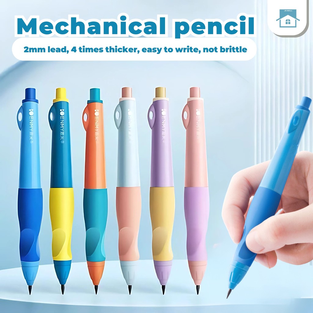 2.0mm Pencil with Sharpener Ergonomic Grip Mechanical Pencil Student ...