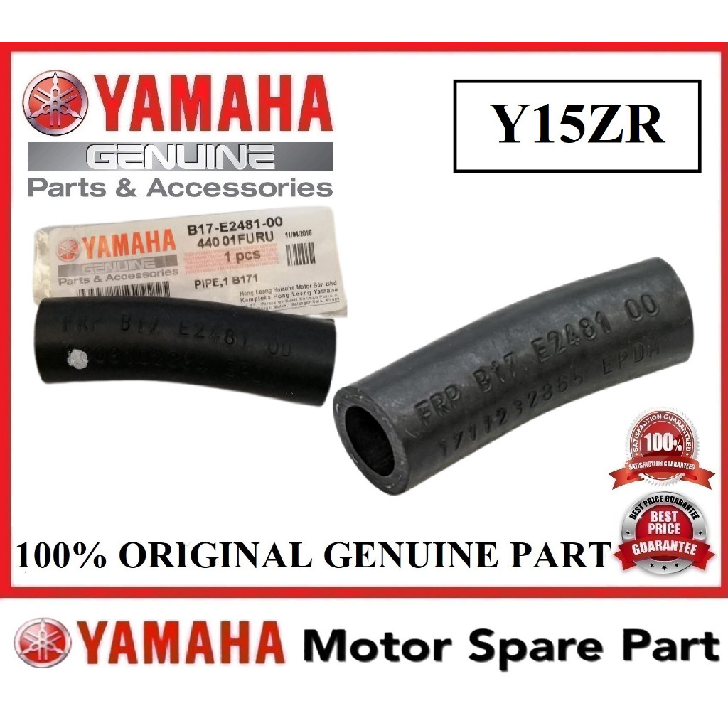 (100% ORIGINAL) YAMAHA Y15ZR RADIATOR HOSE PIPE // B17-E2481-00 TANGKI COOLANT AIR PENYAMBUNG ...