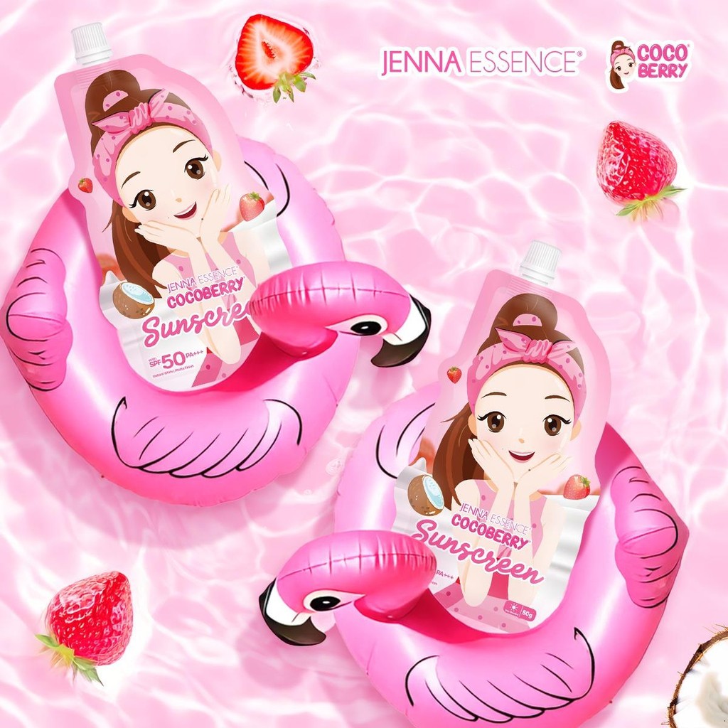 Cocoberry Sunsceen SPF 50 by Jenna Essence Cocoberry Facial Skincare ...
