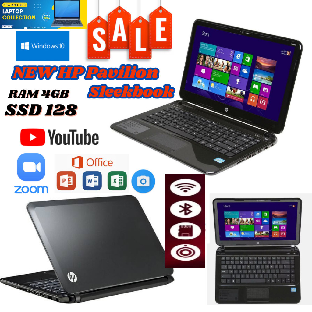 15 INCH HP LAPTOP SLIM Window 10 PRO 4K DISPLAY FOR OFFICE AND BUSINESS ...