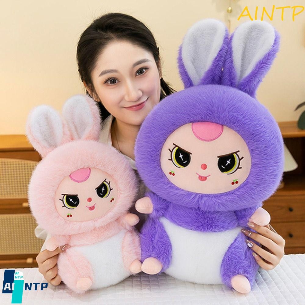 AINTP Baby Three Plush Toys, PP Cotton Fluffy POP Mart Bunny Doll ...