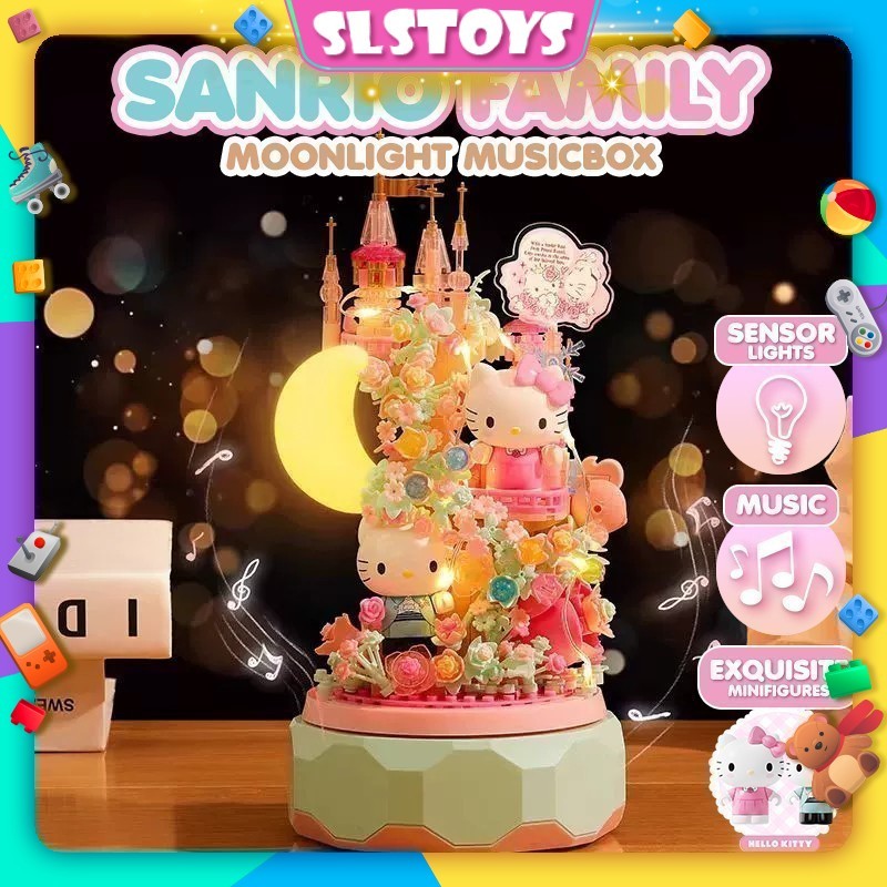 Wonder Moon Love Song Under the Moon Series Flower Tower Music Box ...