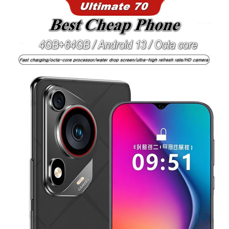 Best Cheap Phone Rungee M70 Smart Phone Wifi Bluetooth GPS 4GB RAM 64GB ...