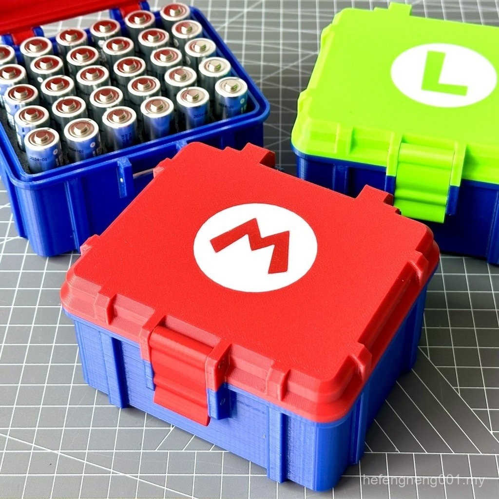 Shopee Official Super Mario Battery Box Mario Model Color Matching ...