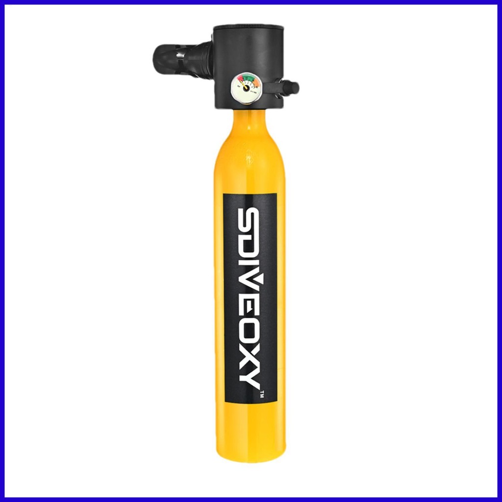 Lung Diving Tank 0.5L Reusable Underwater Breath System Cylinder With ...