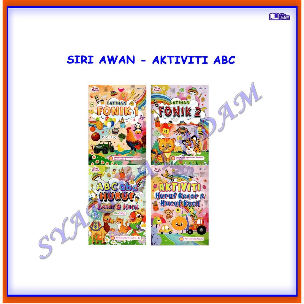 [ADM] SIRI AWAN - BELAJAR MENGENAL HURUF ABC - ANK | Shopee Malaysia