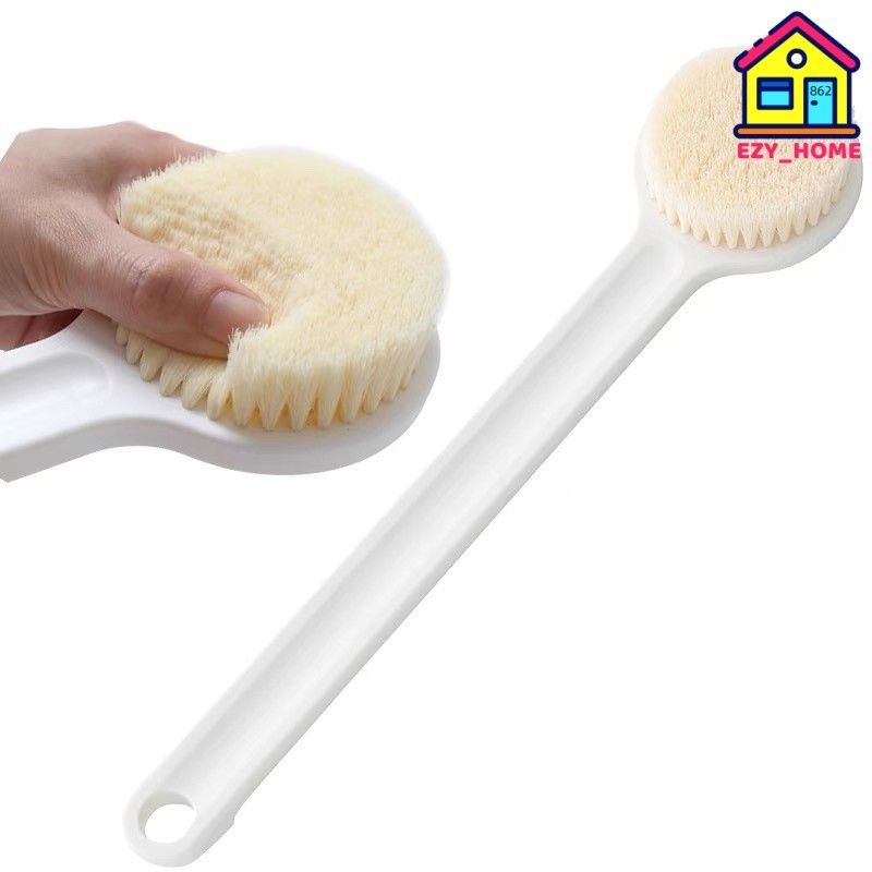 Japanese-Style Long Handle Bath Brush / Soft Brush / Shower Brush Back ...