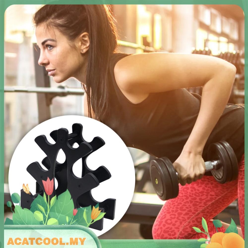 [Acatcool.my] Dumbbell Rack 3 Tier Dumbbell Holder Small Dumbbell Rack ...