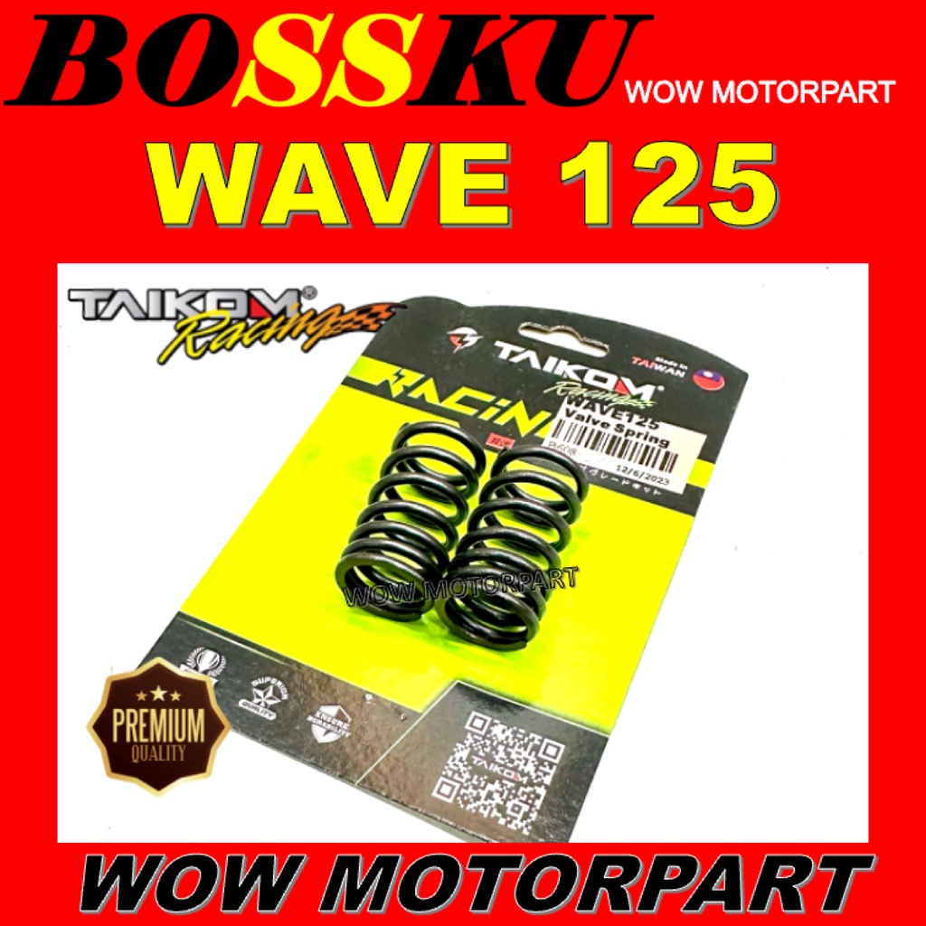 WAVE125 VALVE SRING RACING TAIKOM WAVE 125 RACING VALVE SPRING TAIKOM ...