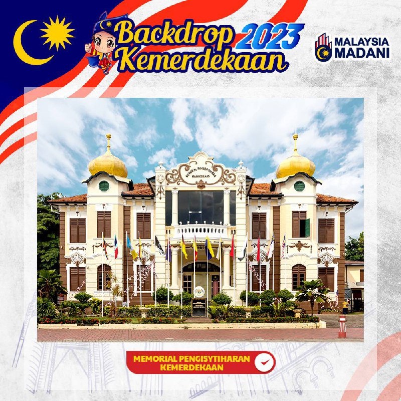 NEW DESIGN : Backdrop Merdeka / Banner/Backdrop Ucapan Kemerdekaan ...