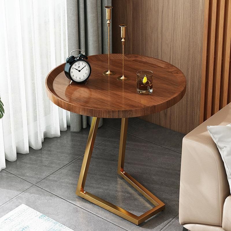 🔥Modern Side Table Creative Round Table Corner Sofa Table Wrought Iron ...