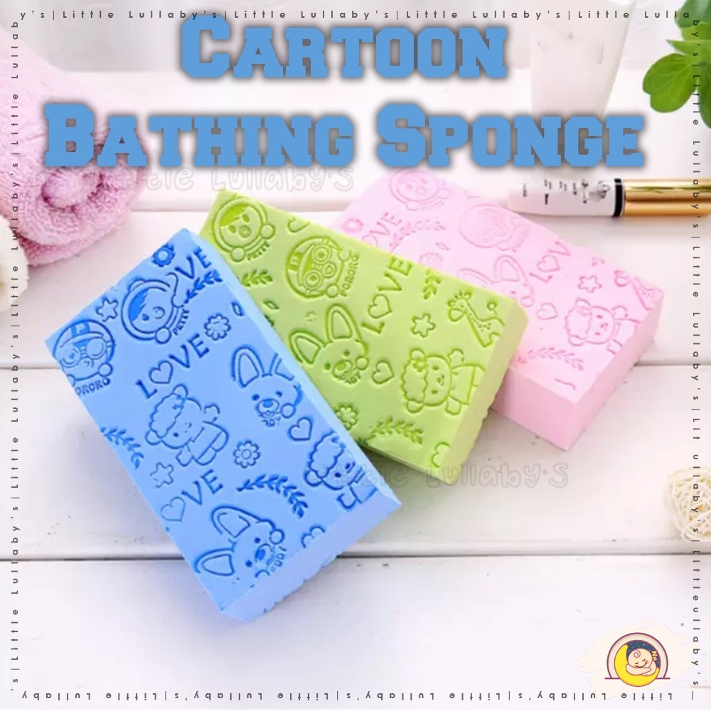 Cartoon Magic Bathing Sponge Bath Baby Shower Body Scrub Skin Care Cute ...