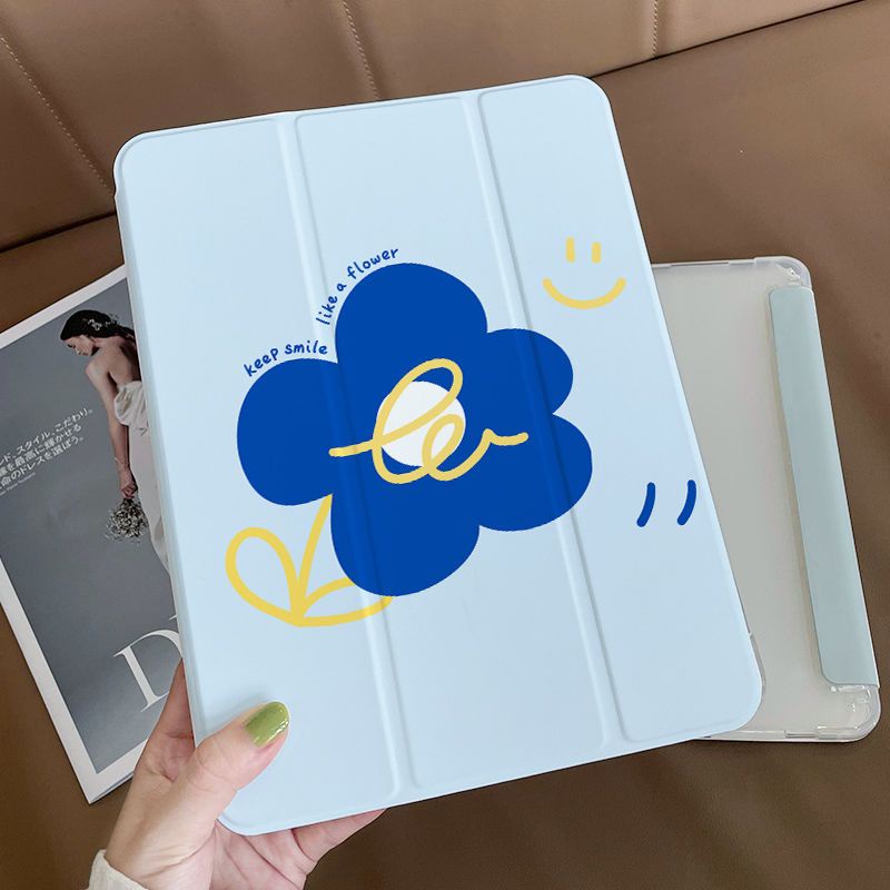 For iPad 2021 Pro 11 Protective Case gen9/gen8/gen710.2 Cartoon Blue ...
