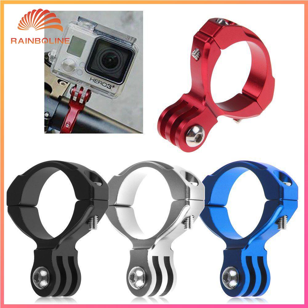 Rain Bike Cycle Aluminum Handlebar Bar Clamp Mount for Gopro Hero 1/2/3 ...