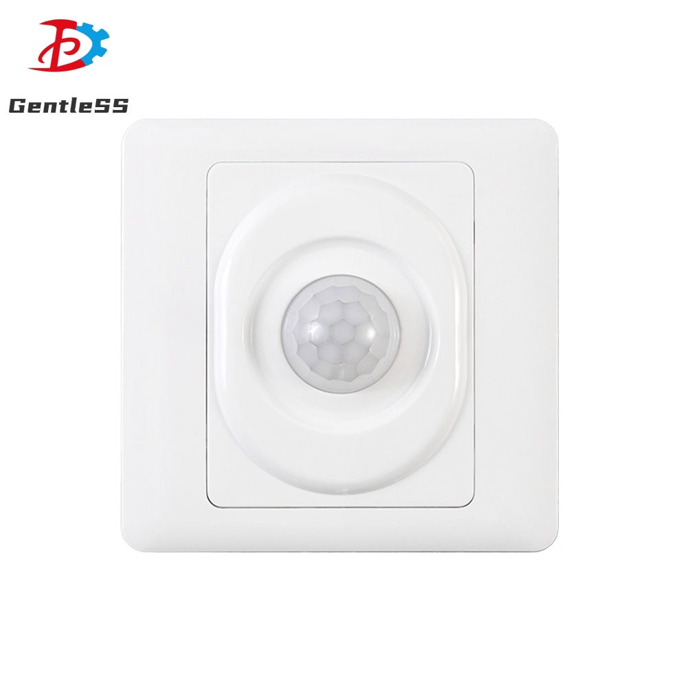 220V 2-Wire Infrared Human Body Sensor Switch 86 Type Stair Infrared ...