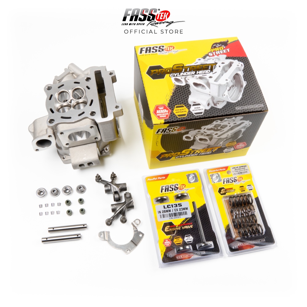 FASSTEK 26/23 SUPER-X LC135 / Y15 HEAD CNC PORTED | Shopee Malaysia