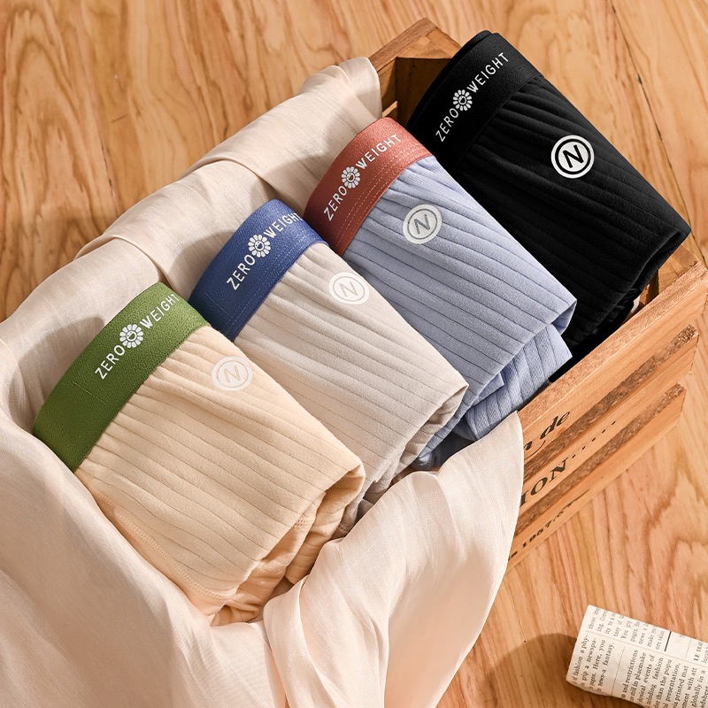 KINGDAFA Men Boxer Cotton Underwear Men Seluar Dalam Lelaki Fashion ...