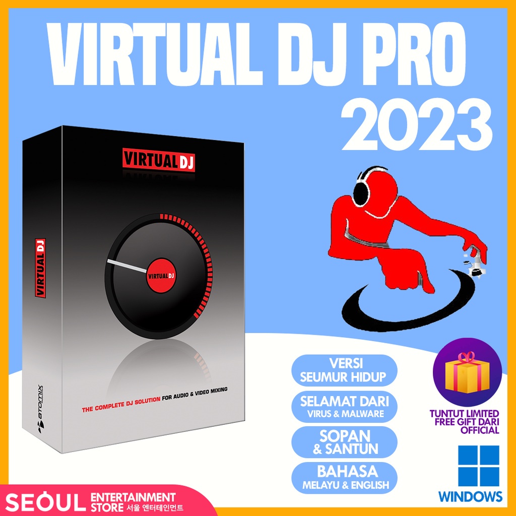 VIRTUAL DJ WINDOWS PC 🎇 LIFETIME PREMIUM 🎇 EASY INSTALL 🎇 FAST DELIVERY ...