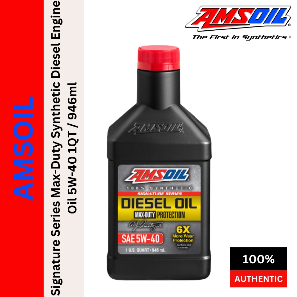 (𝐌𝐀𝐃𝐄 𝐈𝐍 𝐔𝐒𝐀) AS-3-DEO-QT Amsoil Signature Series Max-Duty Synthetic ...