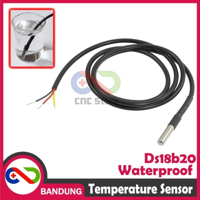 Ds18b20 WATERPROOF TEMPERATURE SENSOR PROBE ARDUINO UNO MEGA | Shopee ...