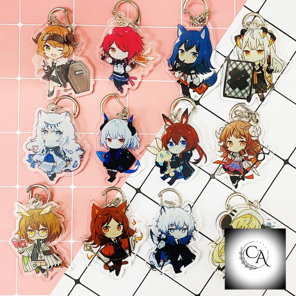 (Mica In acrylic) Arknights ver chibi keychain, lovely and cute gift ...