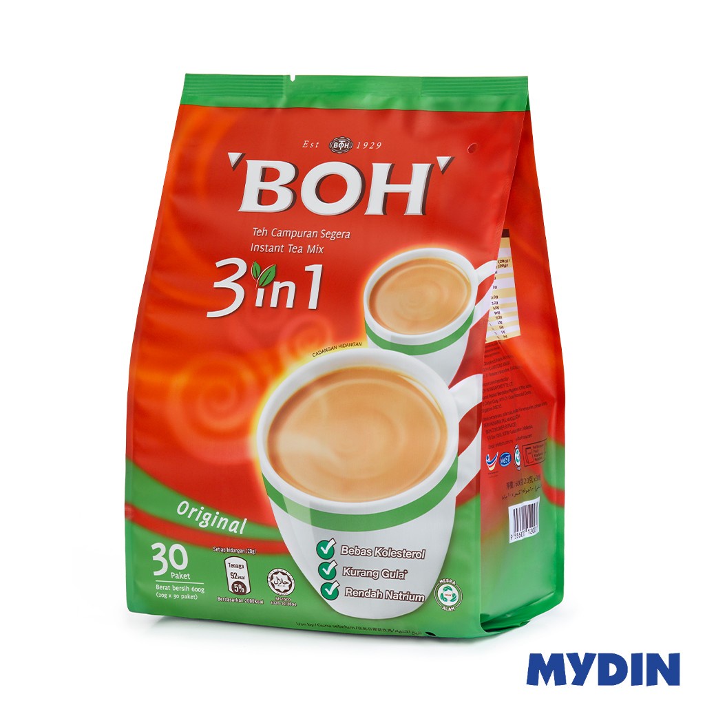 BOH Original 3 in 1 Instant Tea Mix (30 x 20g) | Shopee Malaysia