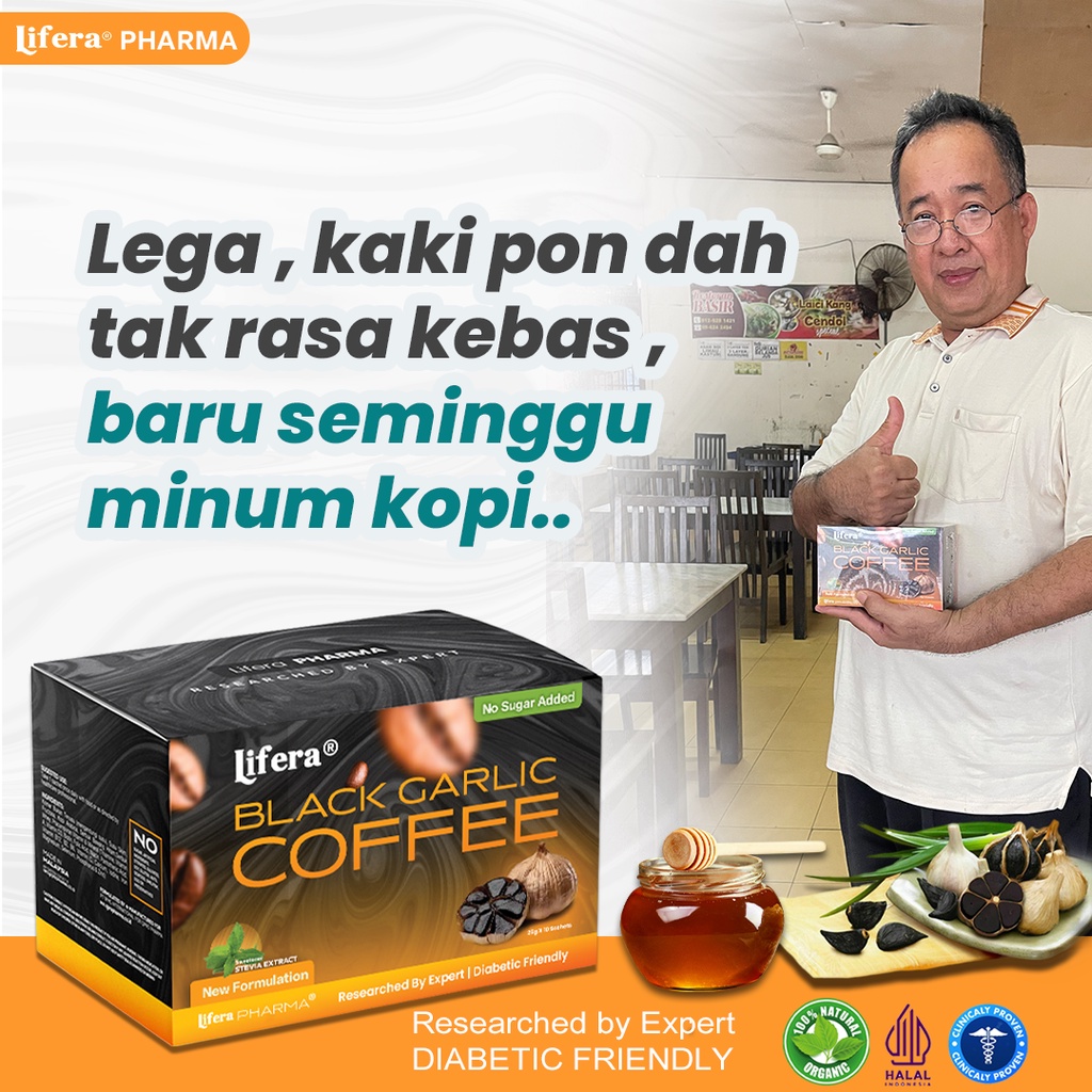 Kaki Tangan Kebas Kencing Manis Darah Tinggi Jantung Kopi Lifera Black ...