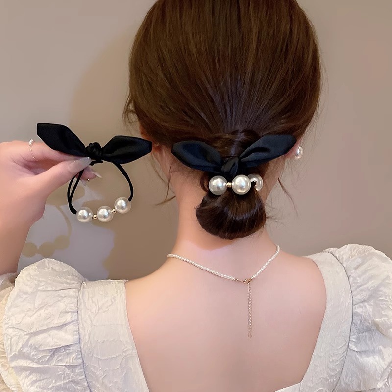 Cheaest Hair Tie Simple Design High Ponytail Scrunchies Hair Rope ...