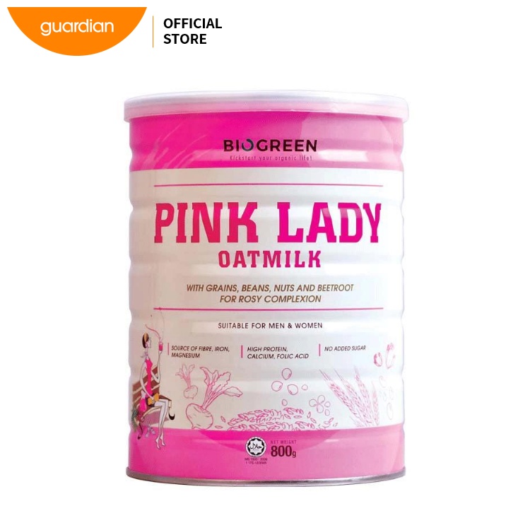 Biogreen Pink Lady Oatmilk (800g) | Shopee Malaysia