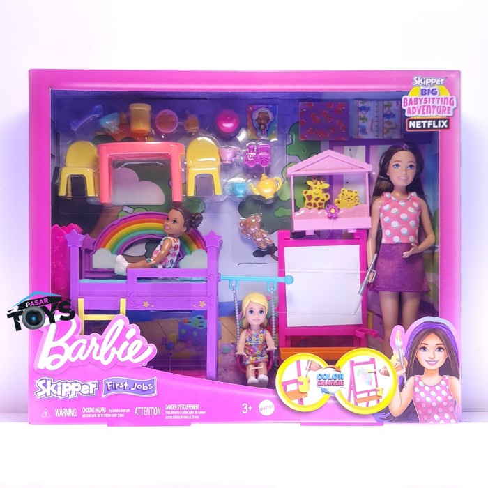 Barbie Skipper First Jobs Babysitting Ultimate Daycare Playset | Shopee ...