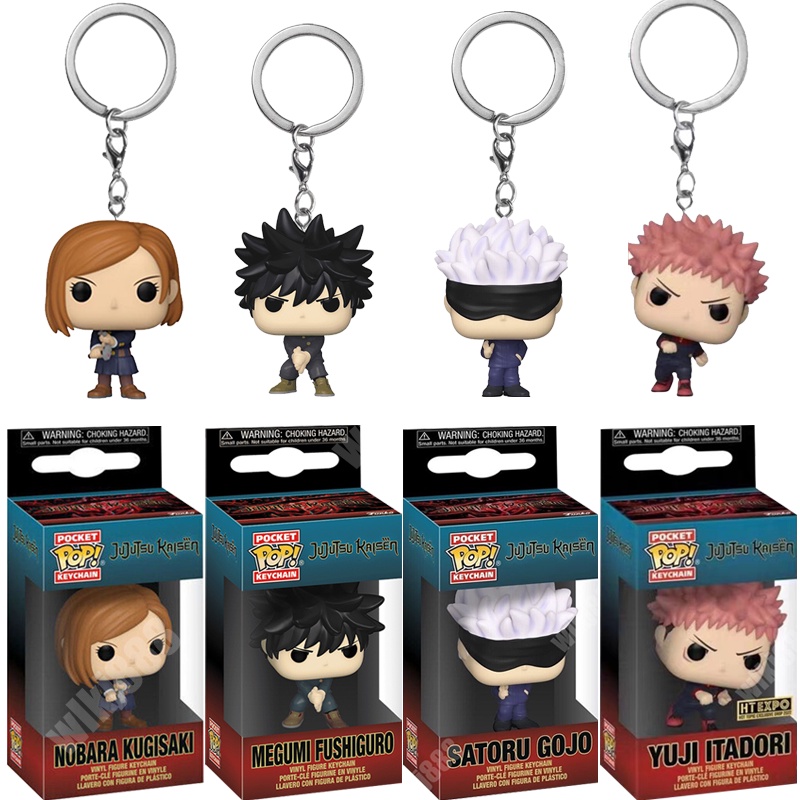 New Product Keychains Jujutsu Kaisen Funko Pop Keychain Fushiguro ...