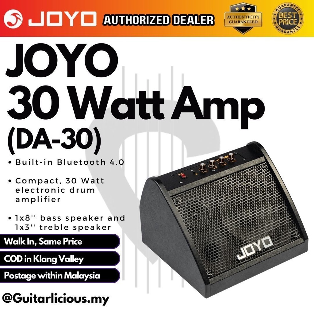 JOYO DA-30 Digital Drum Amplifier 30W Personal Monitor ( DA30 / DA 30 ...