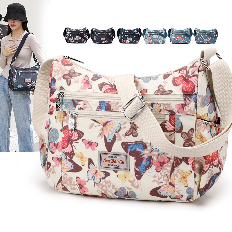 Girls Zipper Shoulder Bag Waterproof Messenger Bag Canvas Envelope Bag ...