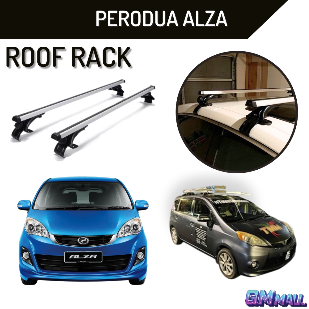 PERODUA ALZA Car Roof Top Cargo Carrier Rack Luggage Bar Rak Bagasi ...